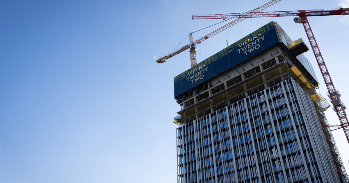 VIENNA TWENTYTWO Tower | Bogensberger Vermessung